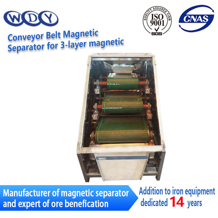 Dry High Intensity Magnetic Separator With Double Rollers