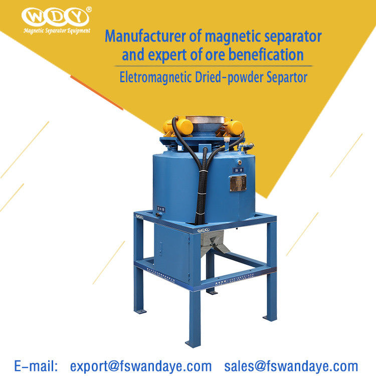 Dry Magnetic Separator Machine For Micro Iron Powder / Magnetic Substance