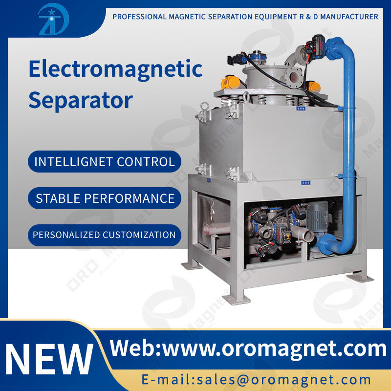 1000mm Chamber Size Magnetic Separation Equipment , Magnetic Separator ...